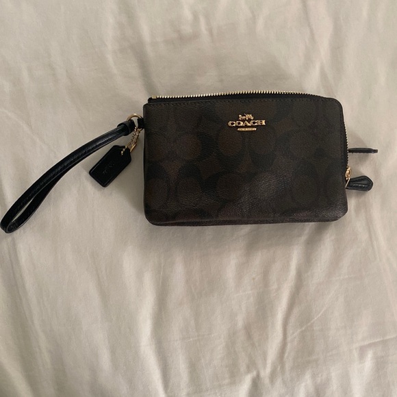 Coach | Bags | Coach Clutch With Double Zippers | Poshmark